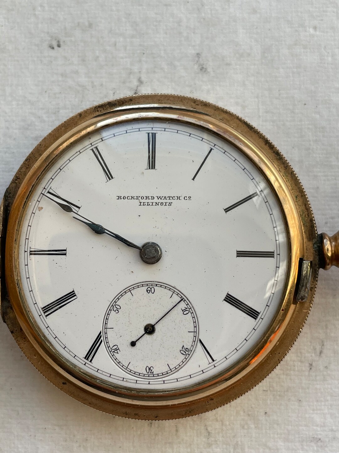 Very Early Rockford Pocket Watch 18sz 9 Jewel Full Hunter Case All ...
