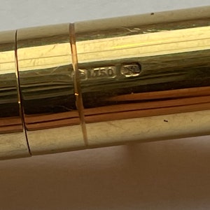 Rarest Mechanical Pencil on Etsy ? Hallmarked Twice 1965 18k Solid Gold ...