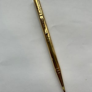 Rarest Mechanical Pencil on Etsy ? Hallmarked Twice 1965 18k Solid Gold ...