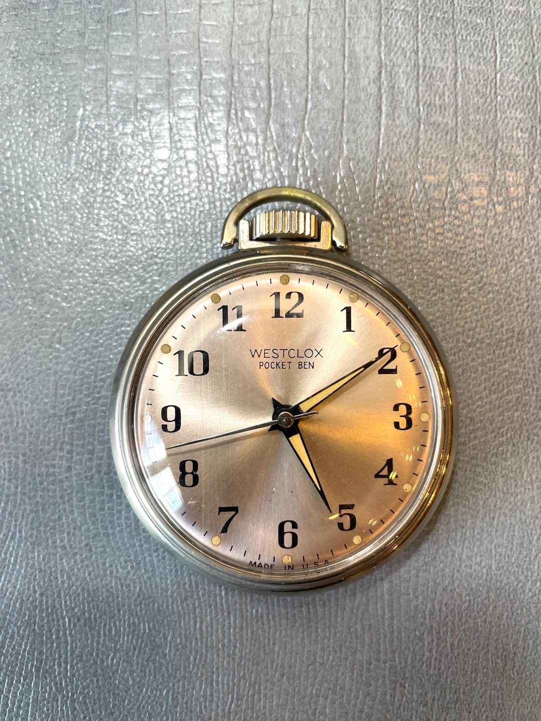 Vintage Westclox Pocket Ben Pocket Watch. Excellent Condition. Chrime ...