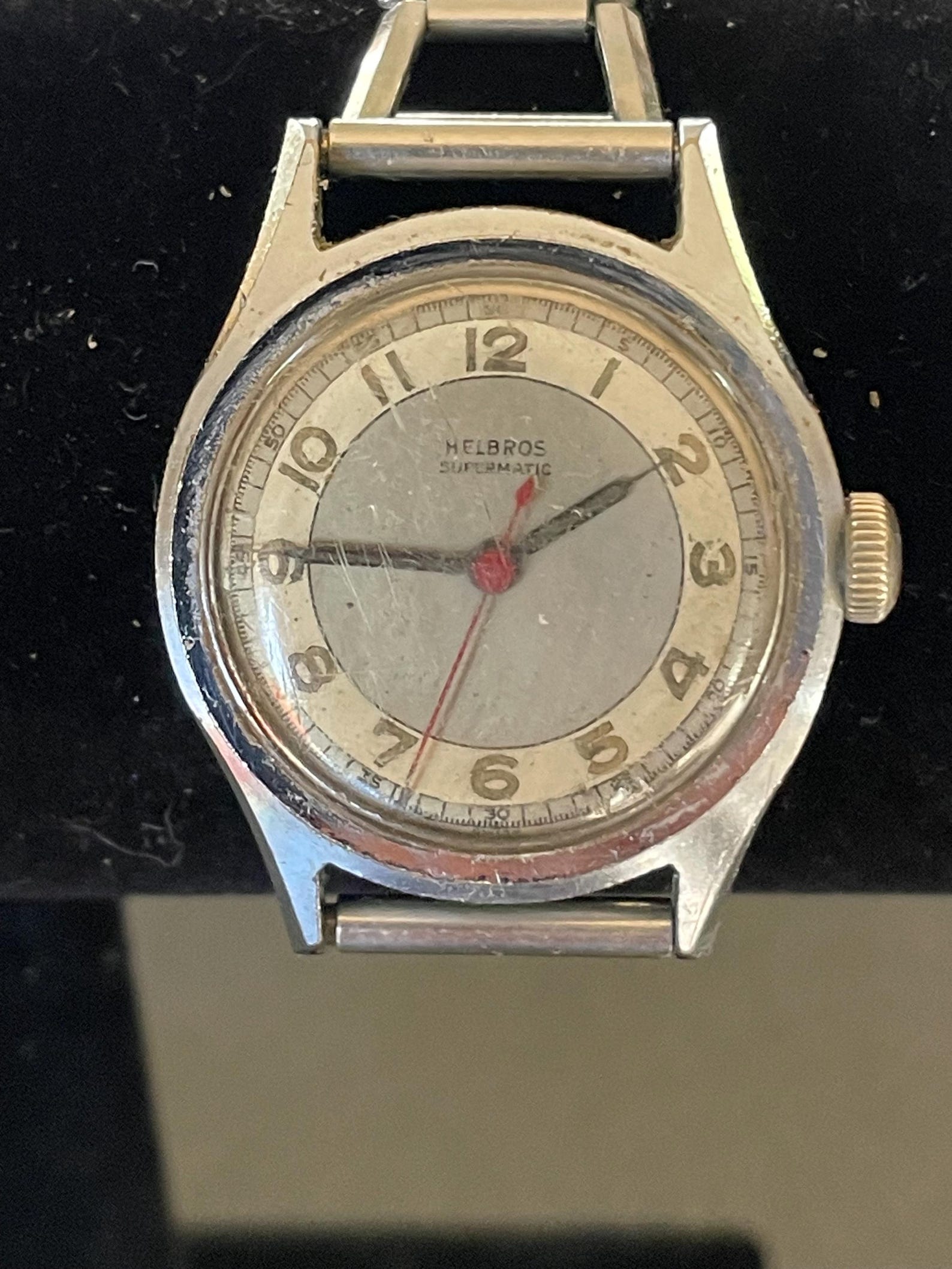 Vintage Helbros Supermatic ( Automatic) Watch Made Between 1960/69.two ...