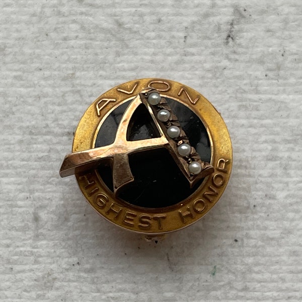 10k Gold Service Pin - Etsy