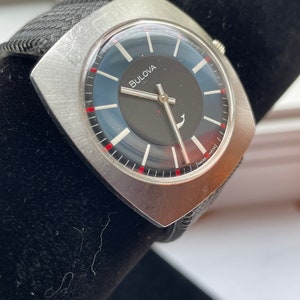 1971 ( N1) Men’s Bulova Blue and Black Dial Sea King Manual Wind ...