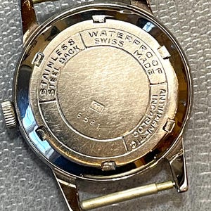 Like New Vintage 60’s Heno Junior 17jewel Swiss Watch.stainless Back ...