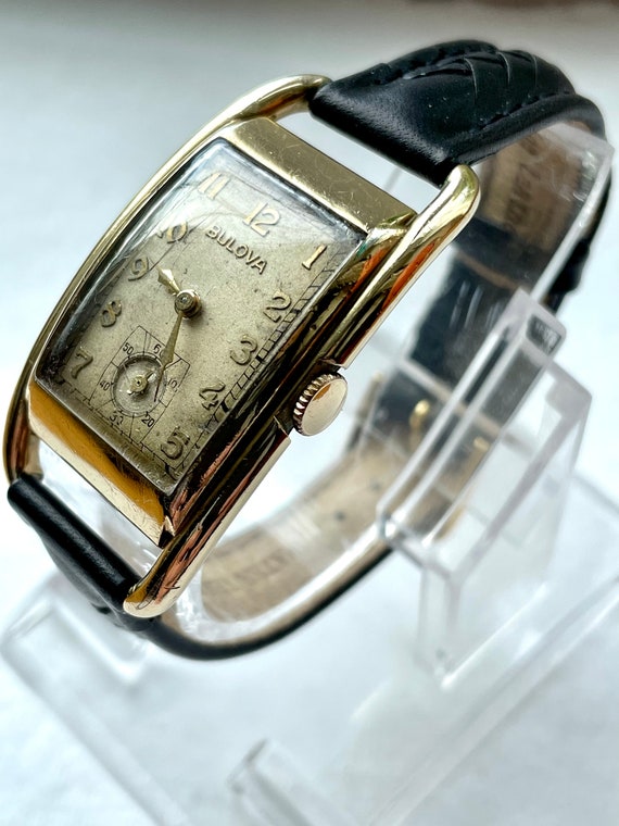 Vintage Bulova Ca. 1938 Manual wind Mens watch - Gem