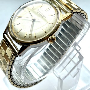 Vintage Gerard Perregaux Gyromatic Gold Capped 33.2 Mm Automatic Watch ...