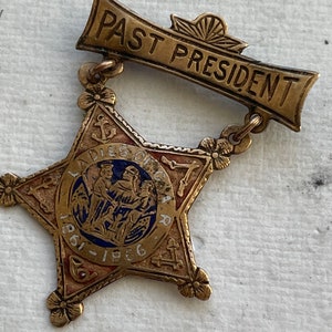 Vintage Ladies Grand Army of the Republic Tested 10k Gold Pat ...