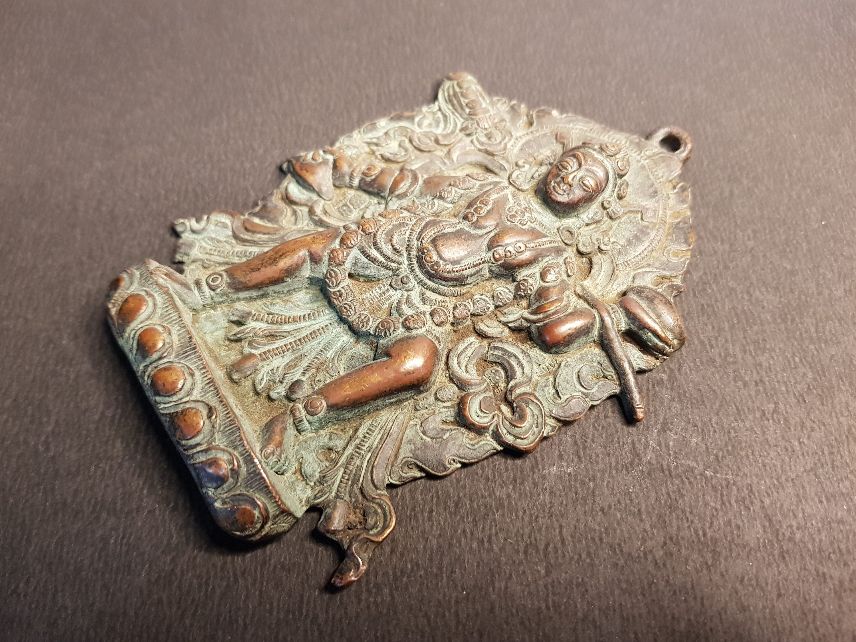 19th Century Antique Dakini/ Khandroma Wall Hanging, Blessing, Skygoer ...
