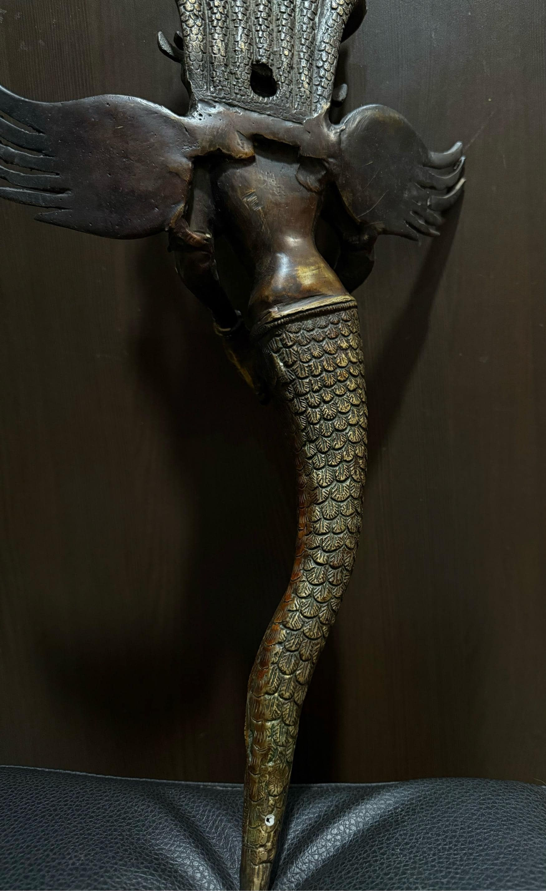 Antique Naga Kanya Bronze Statue: Nepalese Snake Goddess Sculpture - Etsy