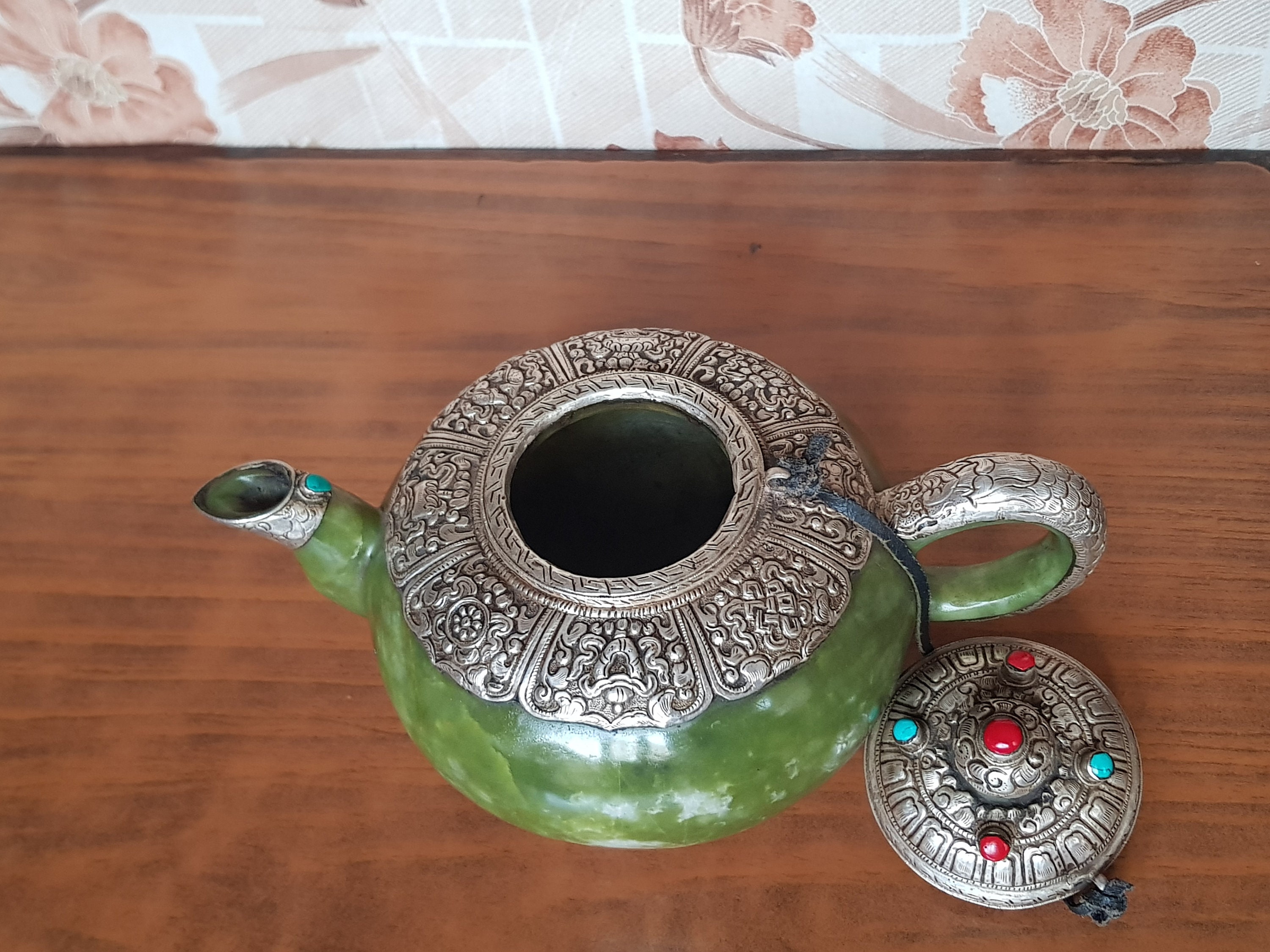 Old Jade Stone-18th Century-high Quality Jade Teapot, CEREMONIAL TEAPOT ...