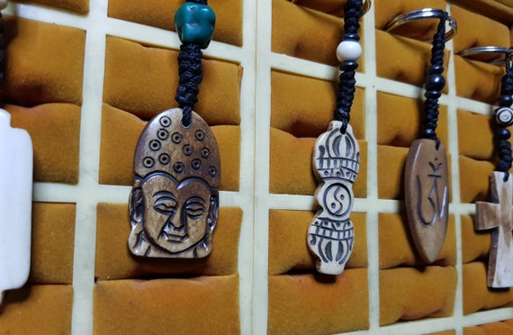 20 Different Design Yak Bone Keyring Himalayan Traditional - Etsy