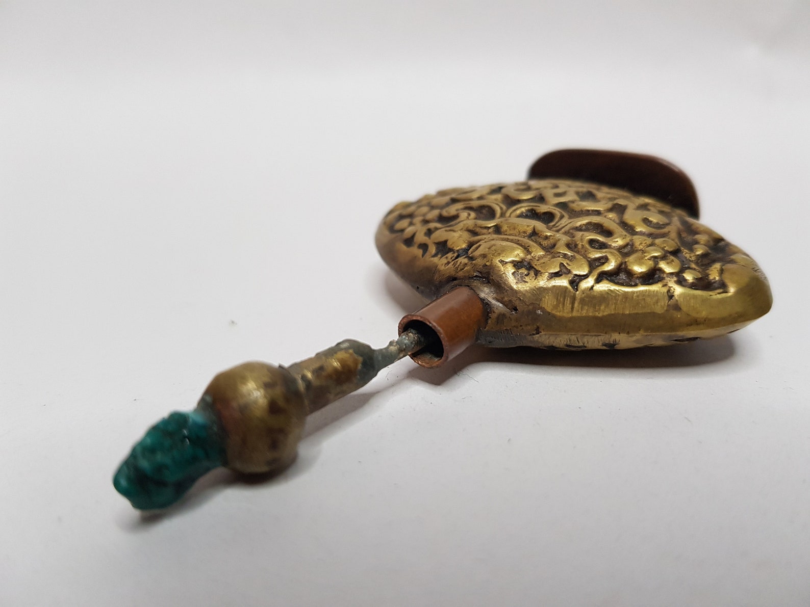 19th Century Tibetan Antique Bronze Snuff Box, Ancient Snuff Box ...