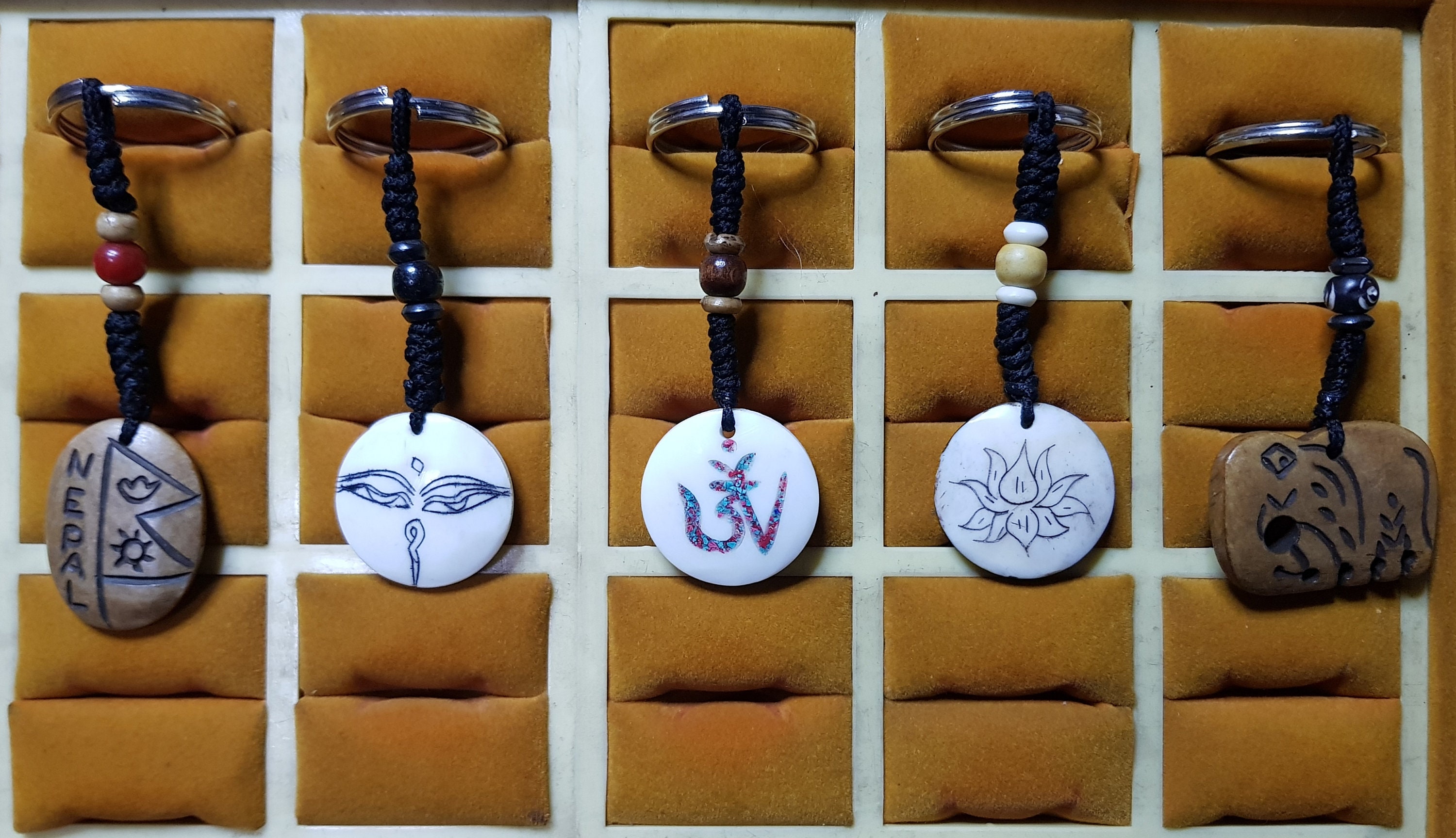 20 Different Design Yak Bone Keyring Himalayan Traditional - Etsy