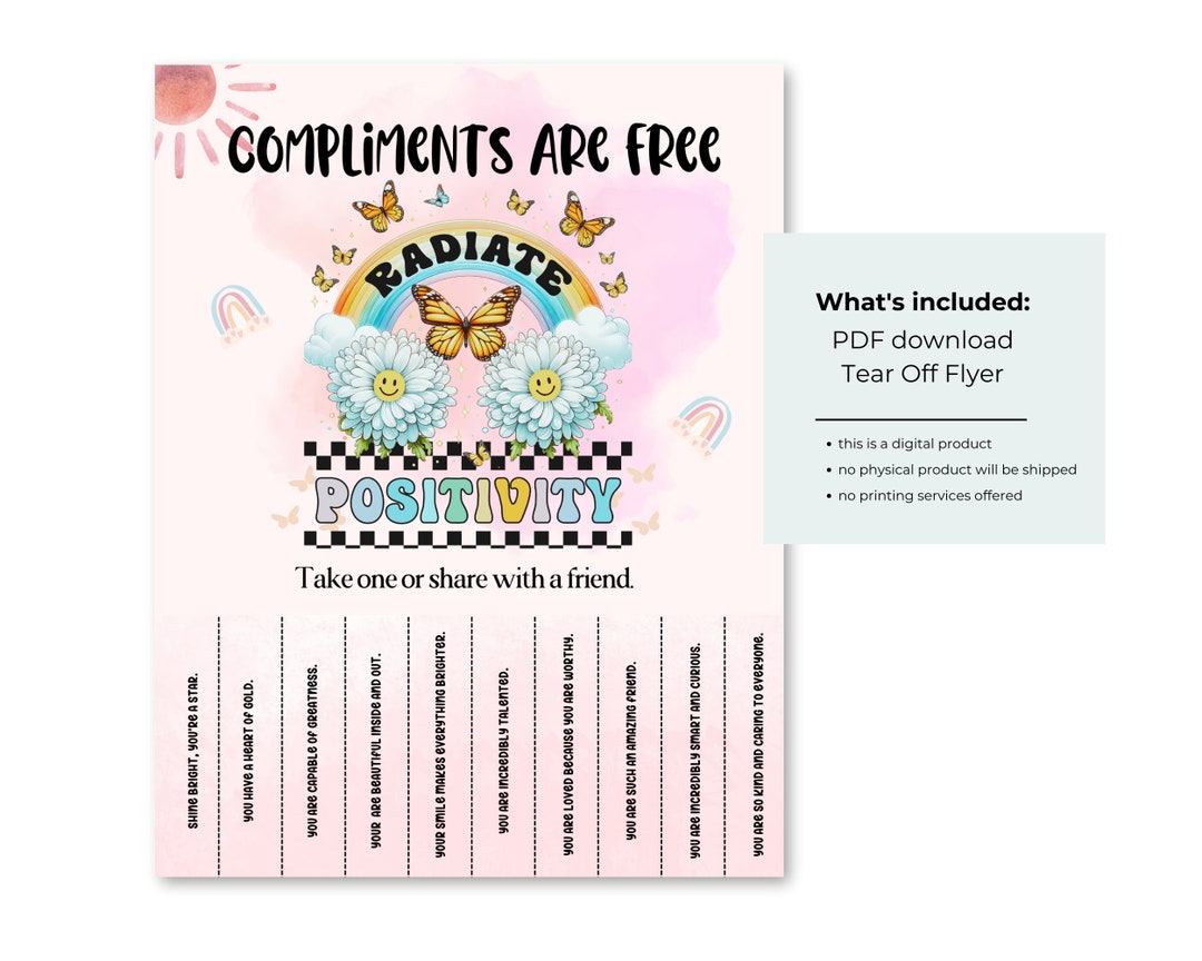 Affirmations Tear-off Sheet: Boho Classroom Decor (digital Download) - Etsy