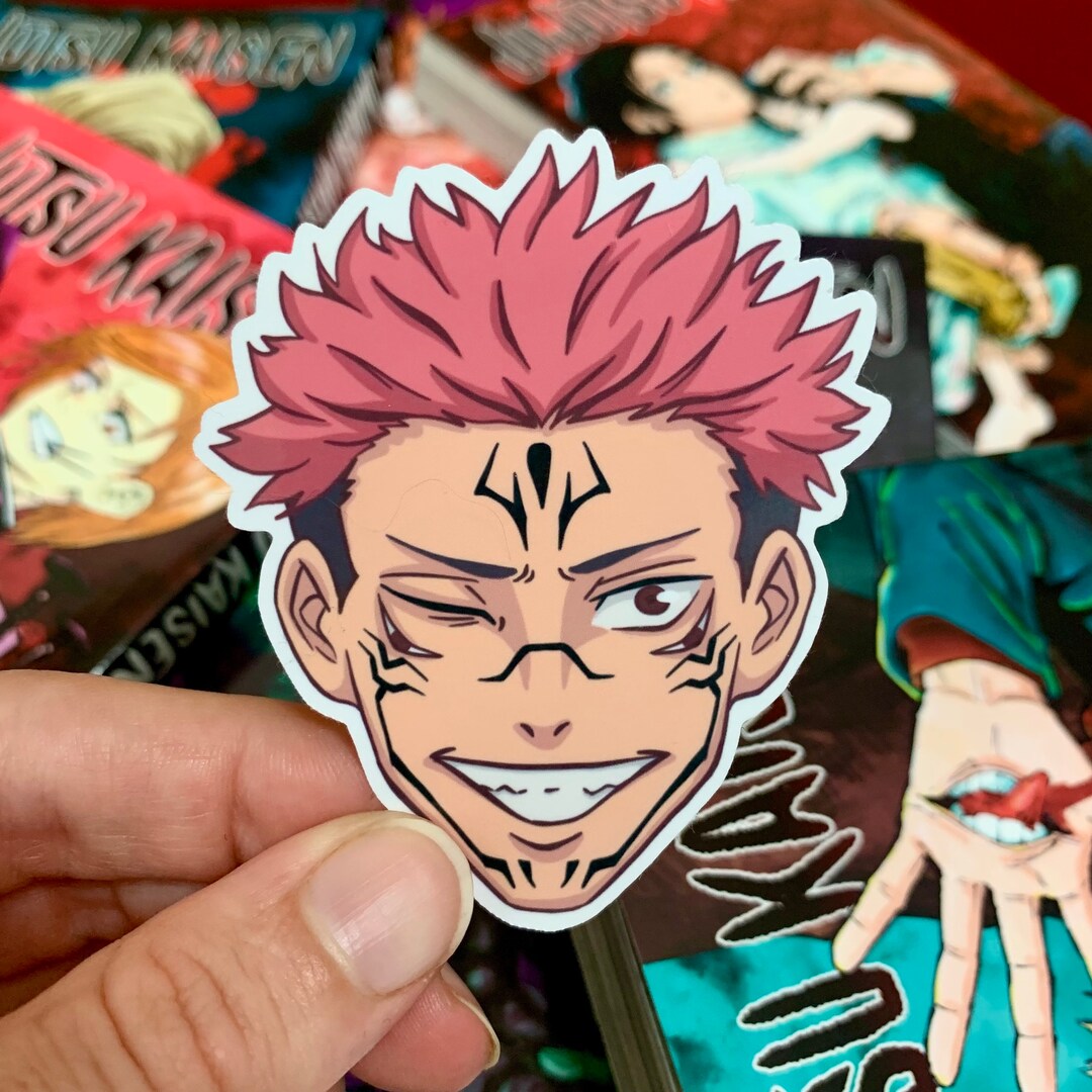 Sukuna Vinyl Sticker - Etsy