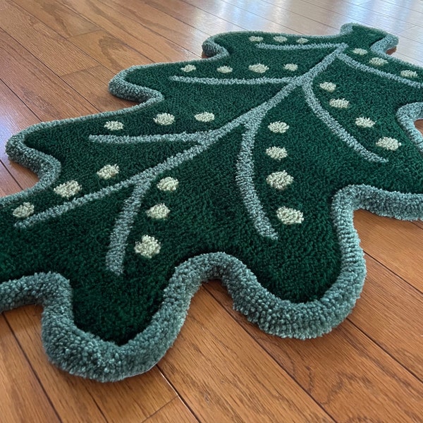 Leaf Rug - Etsy