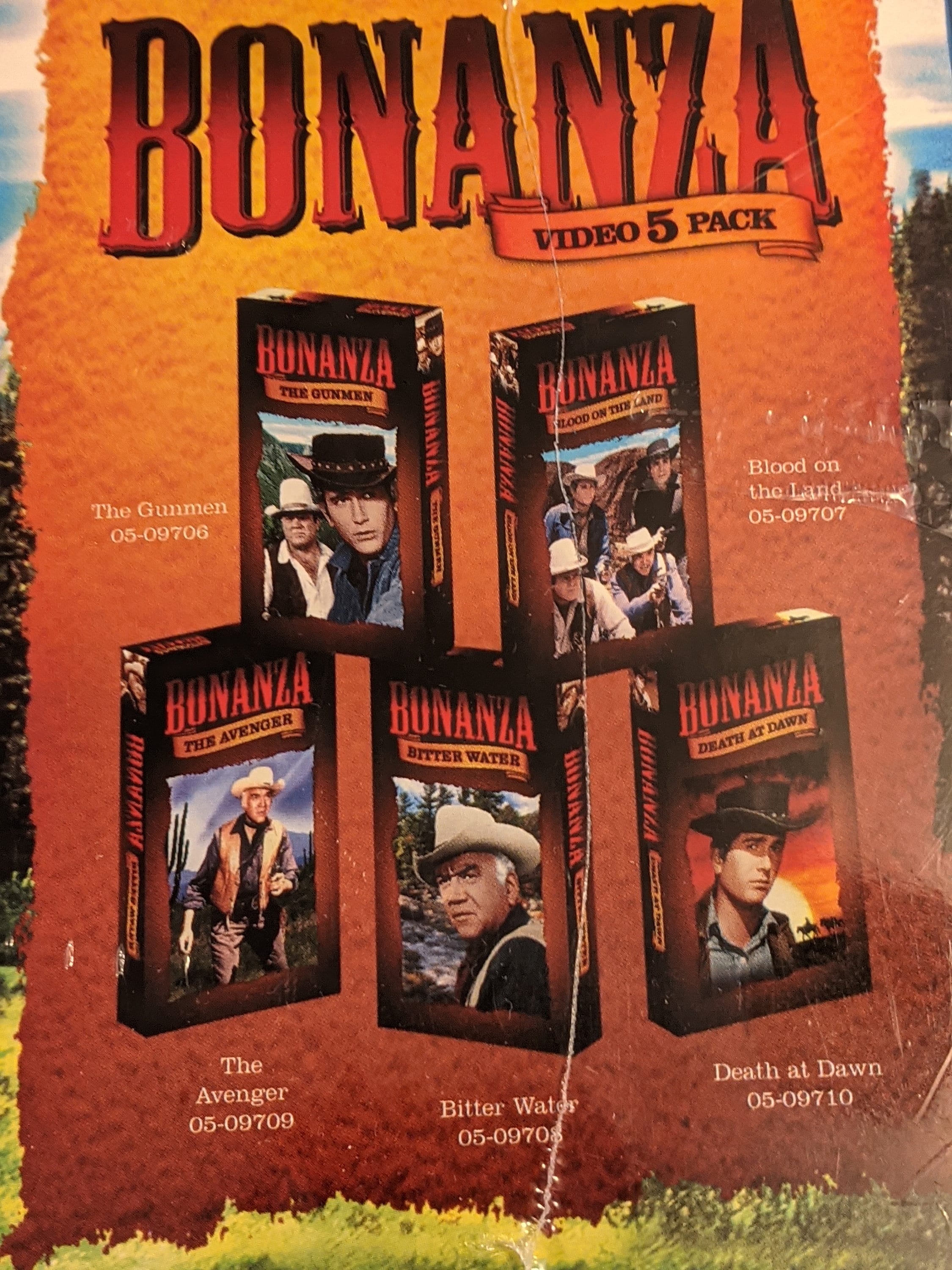 VHS Tape Bonanza TV Show Collector Series 5 Pack Brand New - Etsy