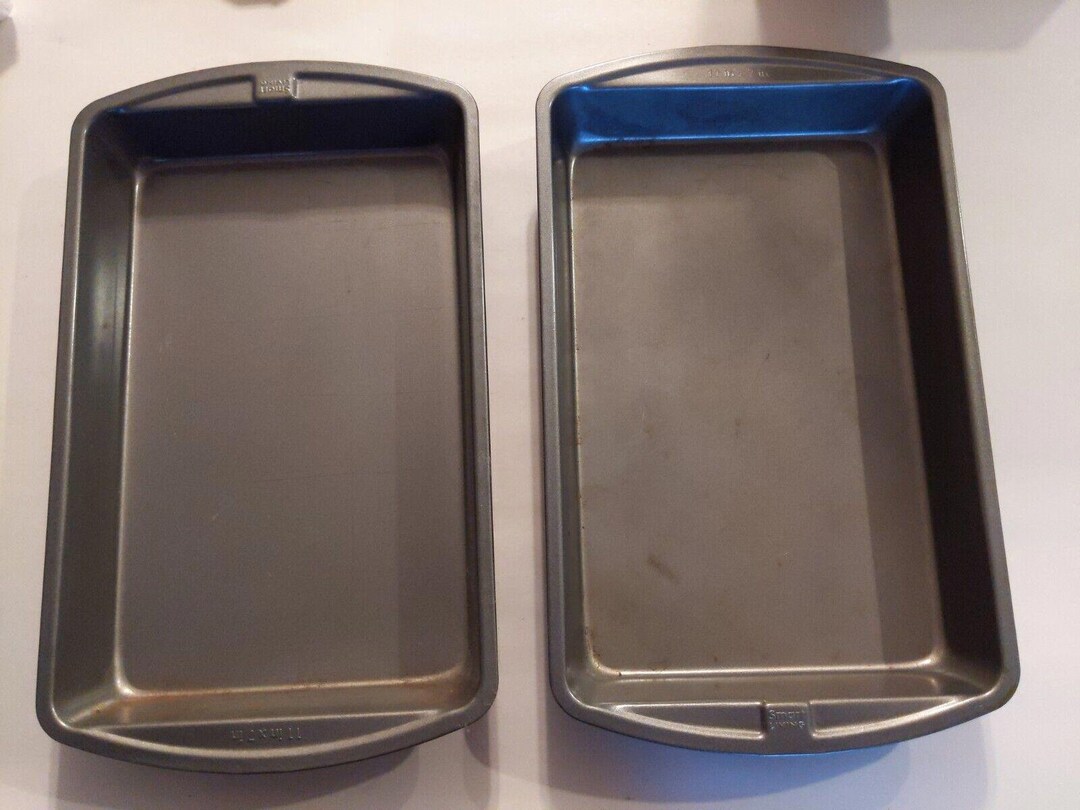 SET of 2 Brownie Baking Pan 11x7 Cake Bars Pan Non Stick - Etsy