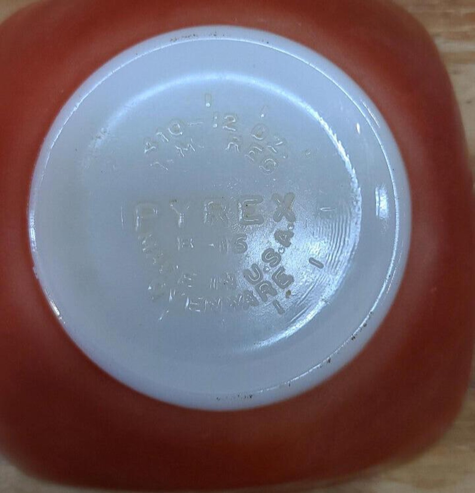 Pyrex Red Square Ovenware 410-12 Oz Dessert Bowls Set of 3 Hostess ...