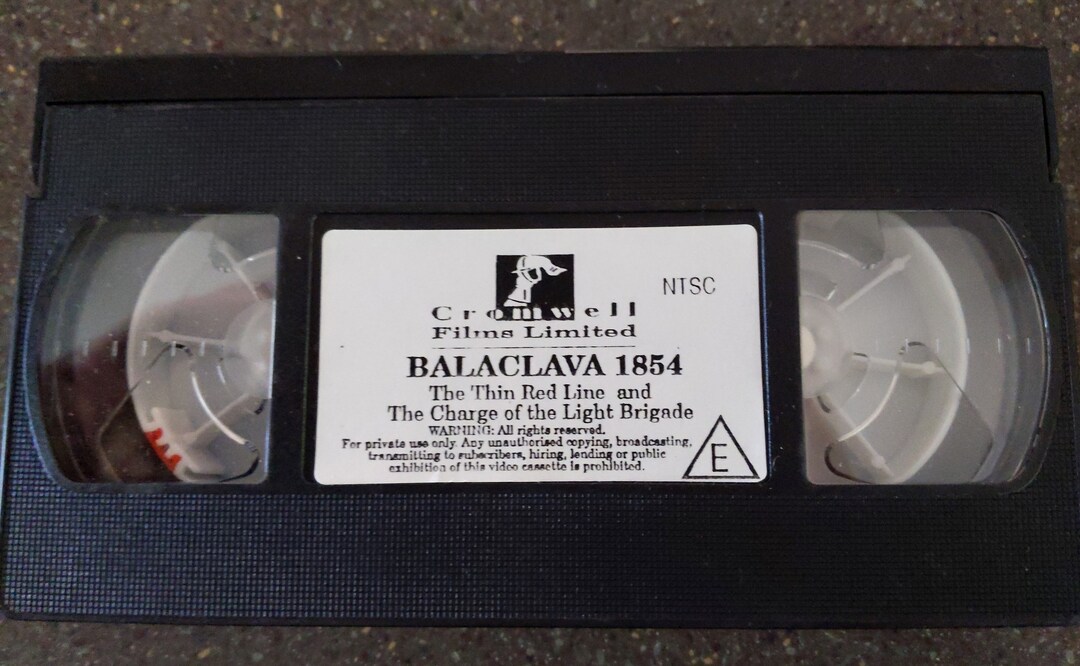 VHS Balaclava 1854 the Thin Red Line the Charge of the Light Bridgade ...