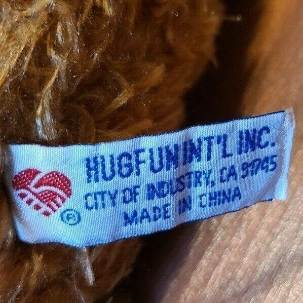 Hugfun International Brown Teddy Bear Plush With Scarf and Hat Stuffed ...