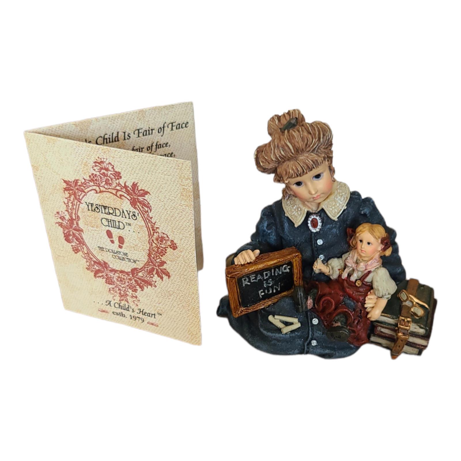Yesterday’s Child Dollstone Collection Michelle With Daisy Reading is ...