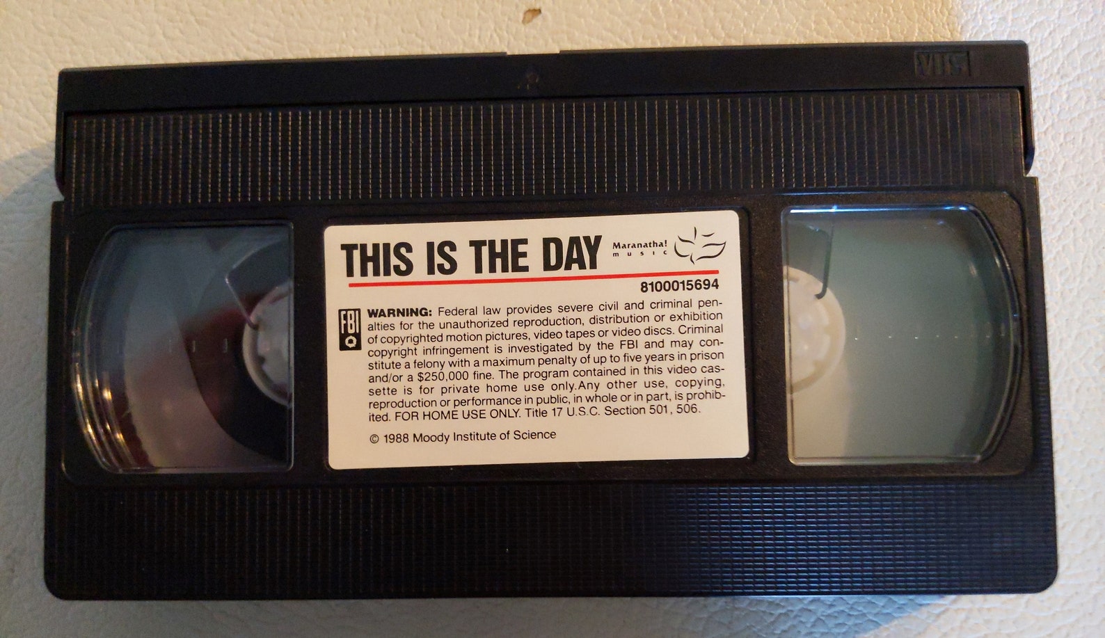 VHS Tape This is the Day Maranatha Presents Inspirational Video - Etsy
