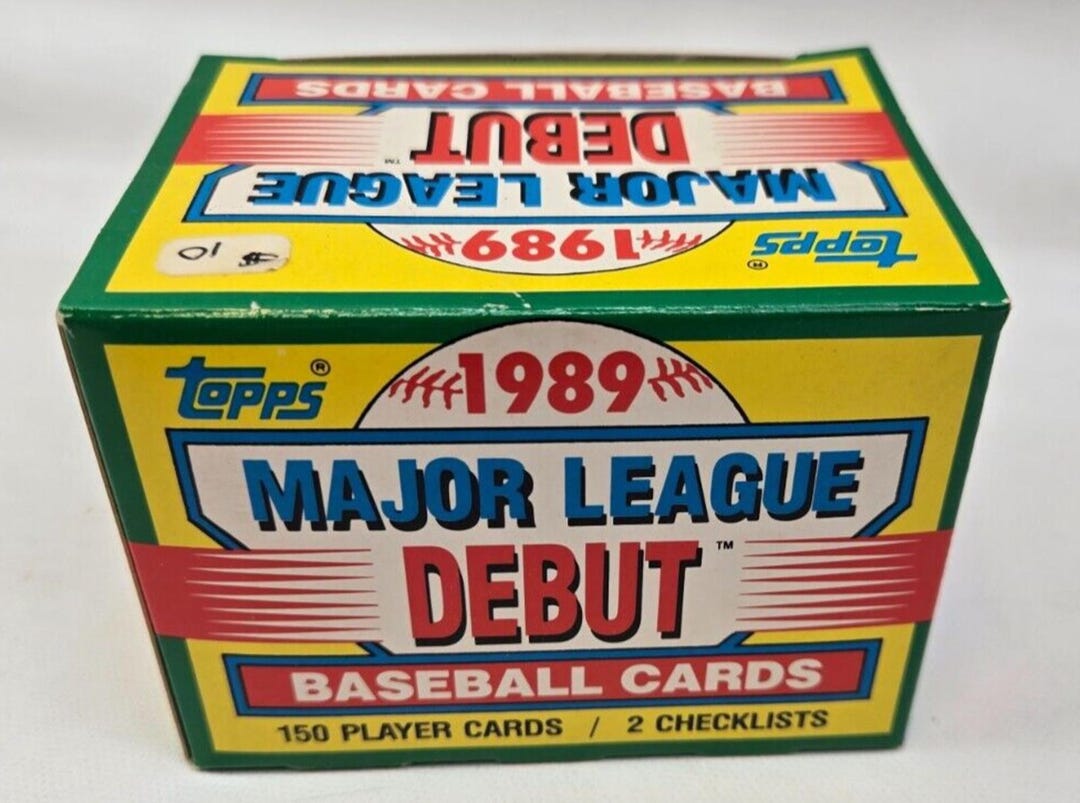 1989 TOPPS Debut Baseball Factory Set Unsealed 1-150 + 2 - Etsy