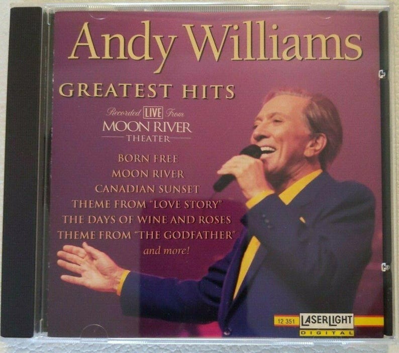 LOT of 2 Andy Williams Greatest Hits CD Christmas Album CD Very Good - Etsy
