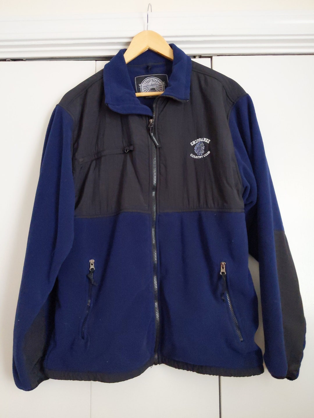 Weatherproof Size Med Full Zipper Jacket Country Club Golf Jacket Nylon ...