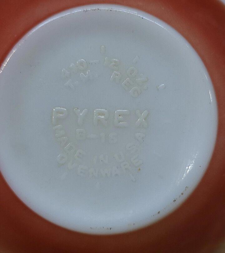 Pyrex Red Square Ovenware 410-12 Oz Dessert Bowls Set of 3 Hostess ...