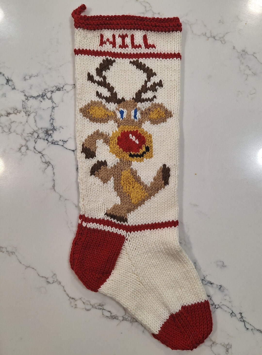 PATTERN ONLY Dancing Rudolph Stocking - Etsy