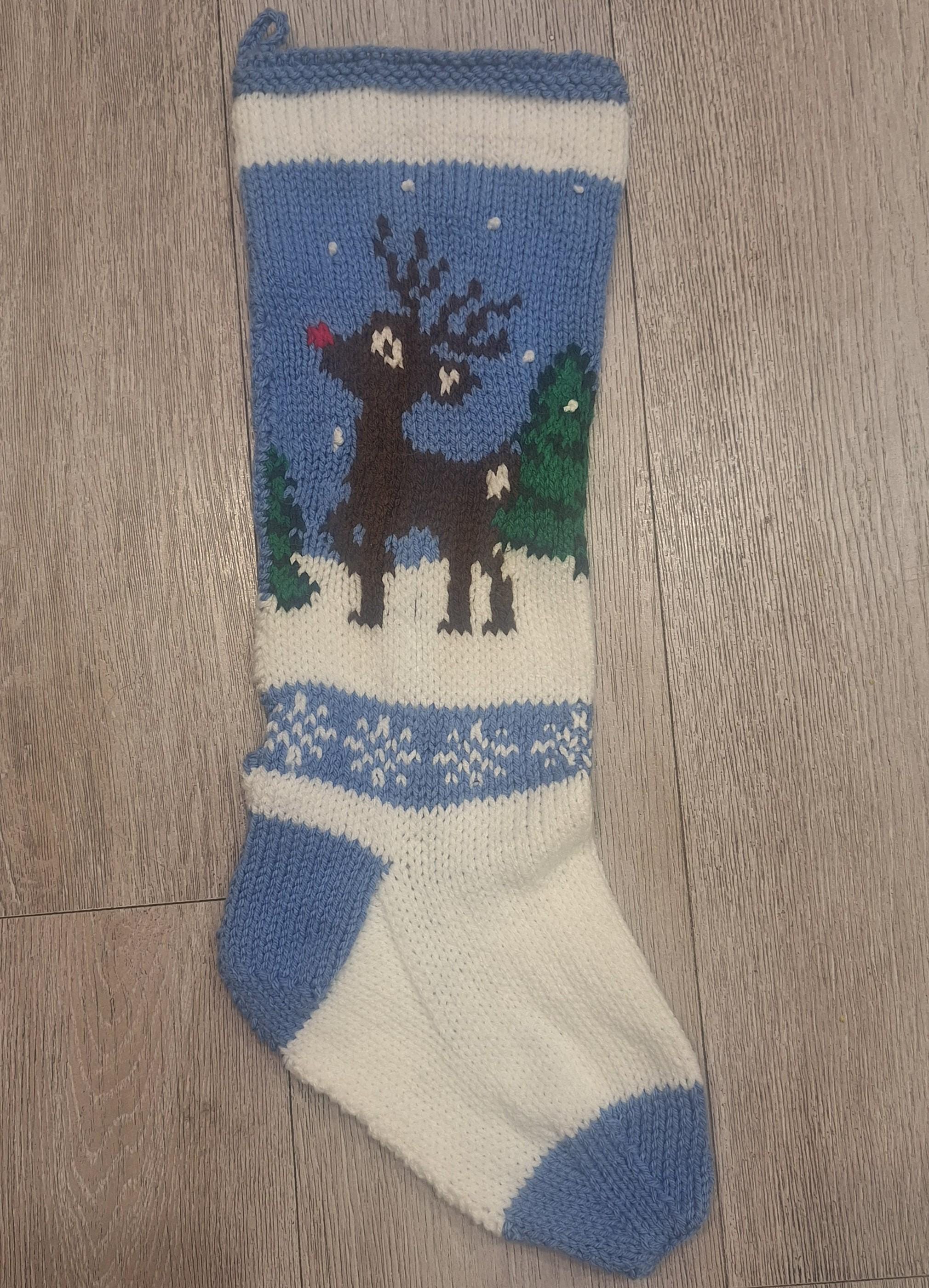PATTERN ONLY Rudolph Stocking - Etsy