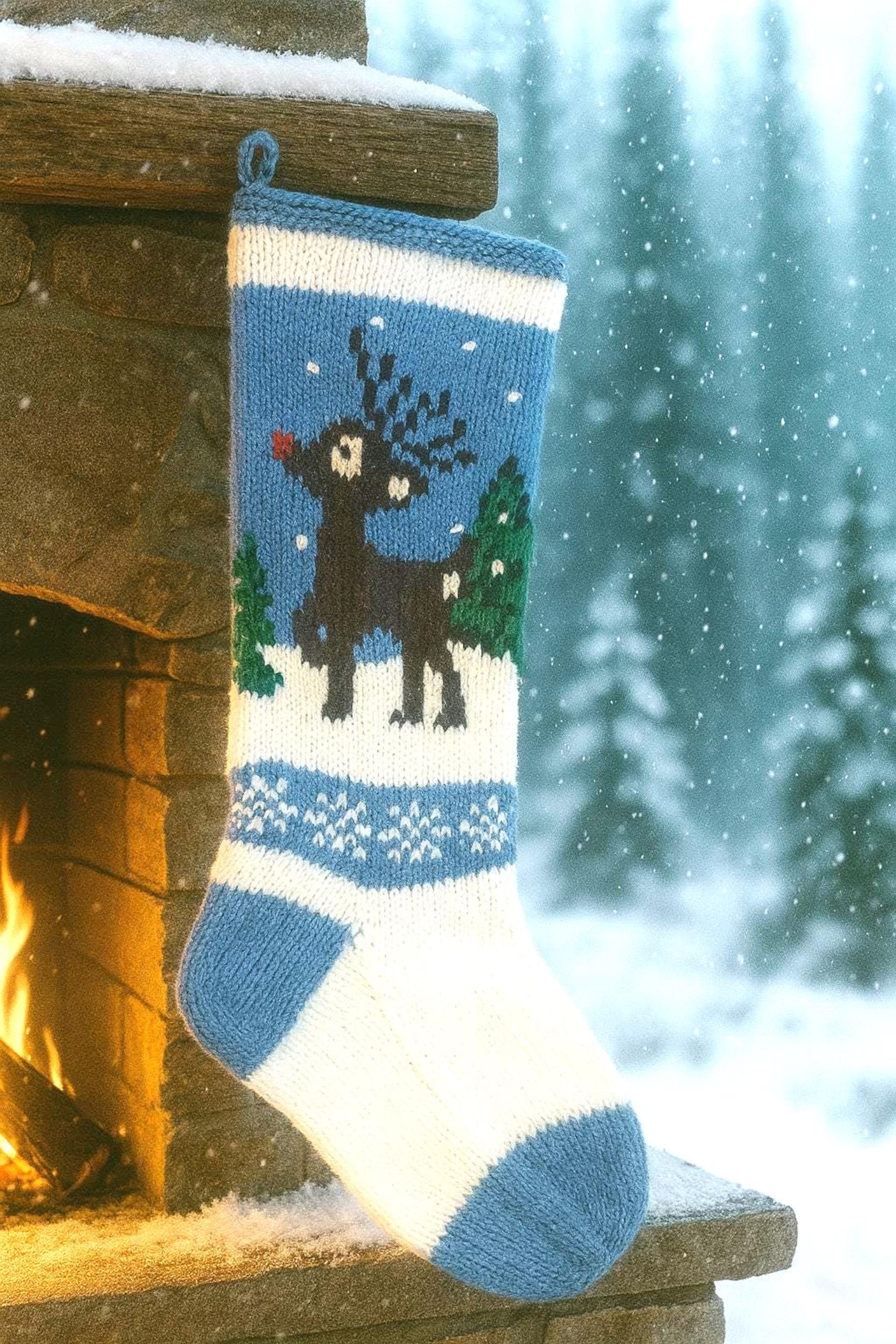 PATTERN ONLY Rudolph Stocking - Etsy