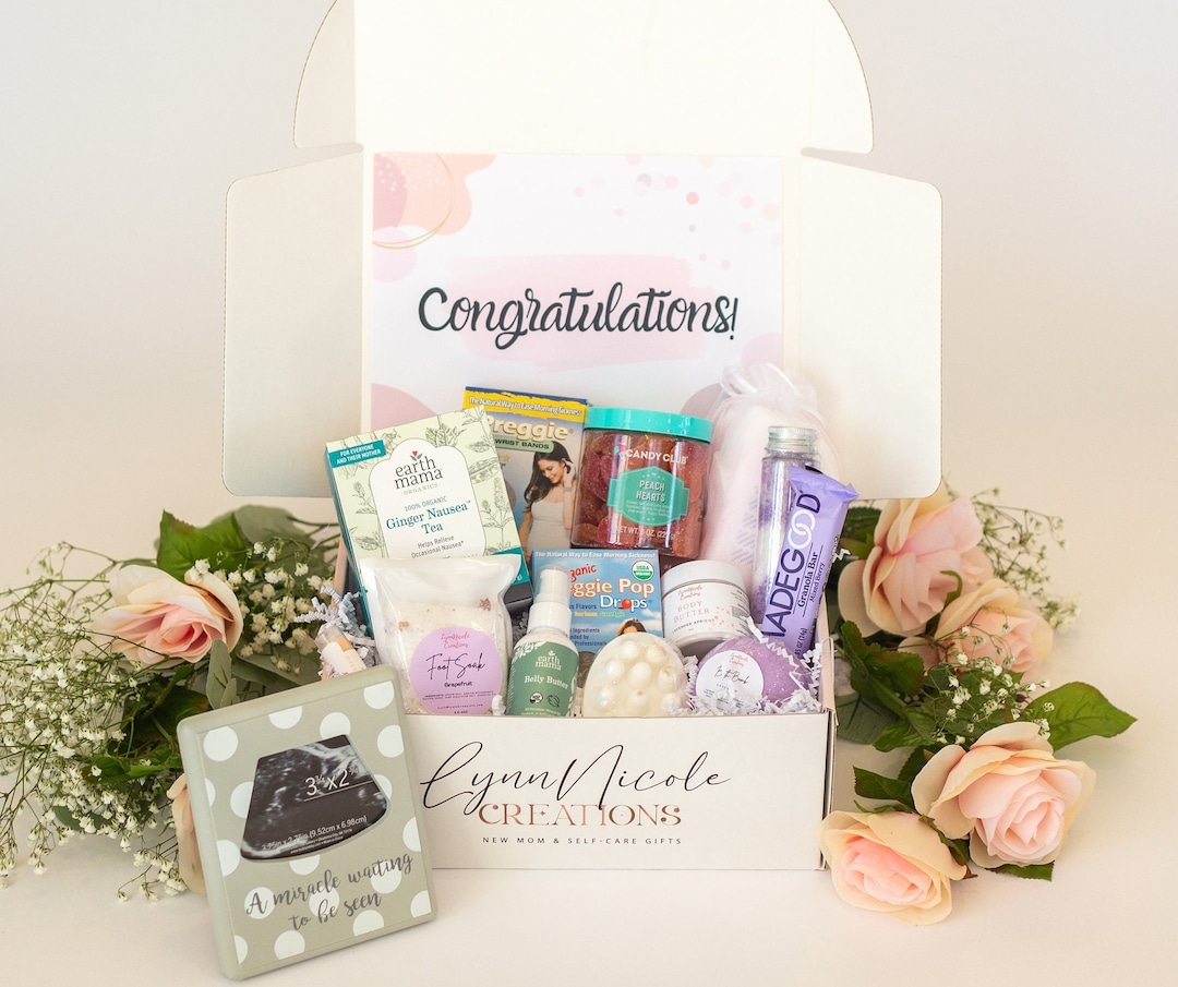 Build a Pregnancy Gift Box | New Mom Gift Basket | Expecting Mom Care ...