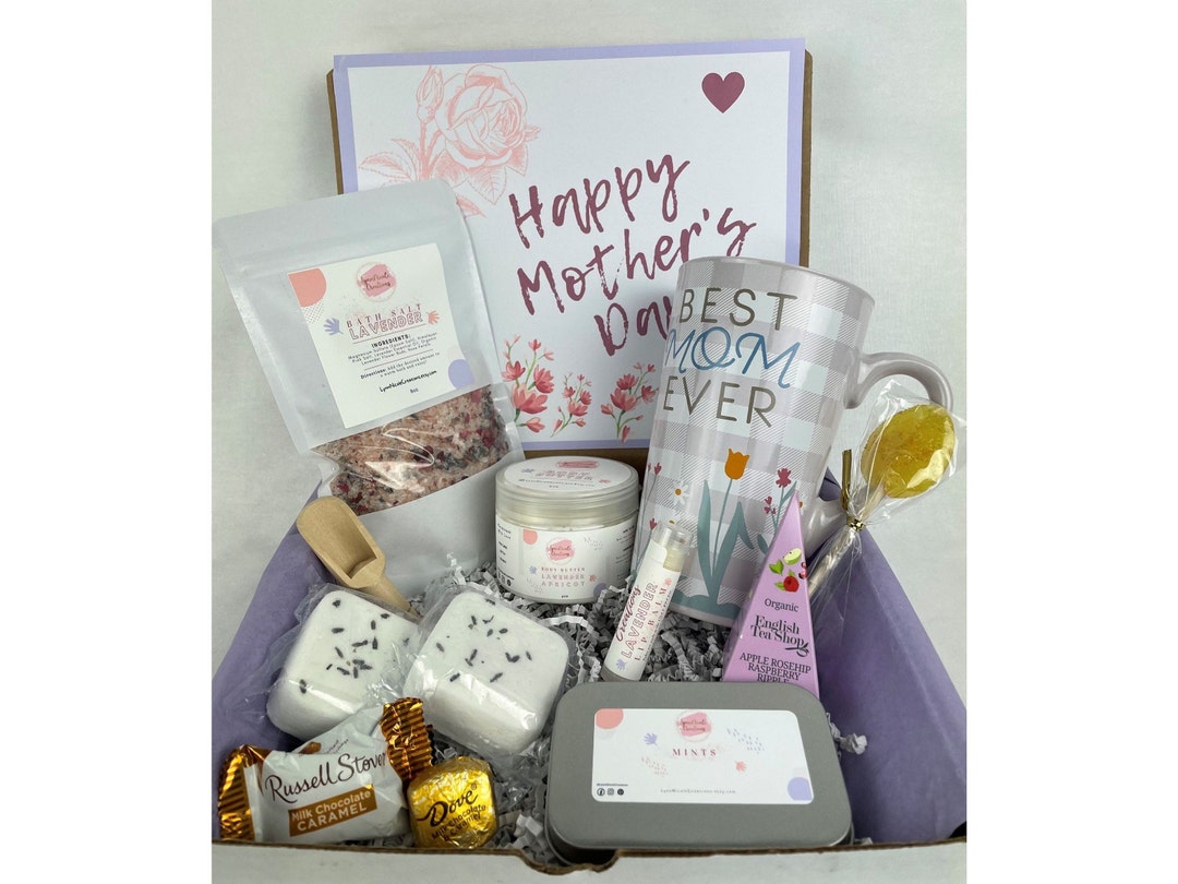Relax and Pamper Gift Box, Mom Spa Gift Set, Mother's Day Gift ...