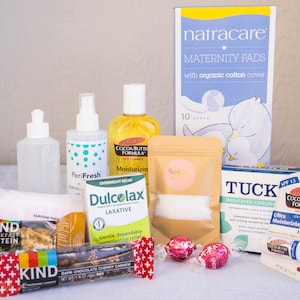 Essential Postpartum Care Package, Baby Shower Gift, New Mom Gift Box ...