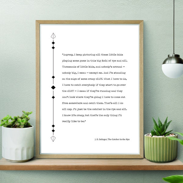 Catcher in the Rye - Etsy