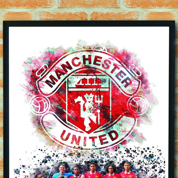 Manchester United Poem - Etsy