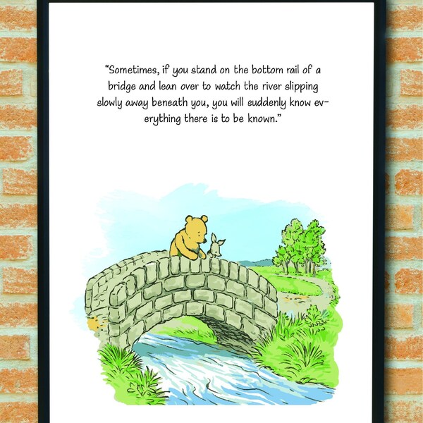 Aa Milne Quote Download - Etsy