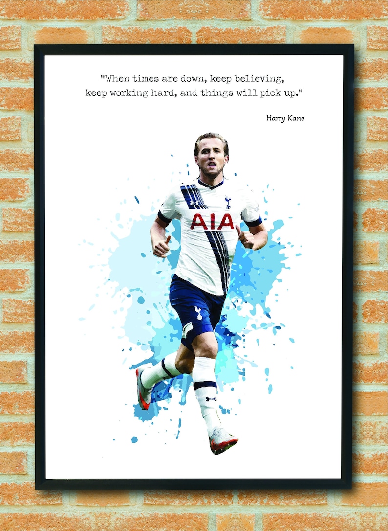 Harry Kane Soccer Football Printable Poster Motivational - Etsy
