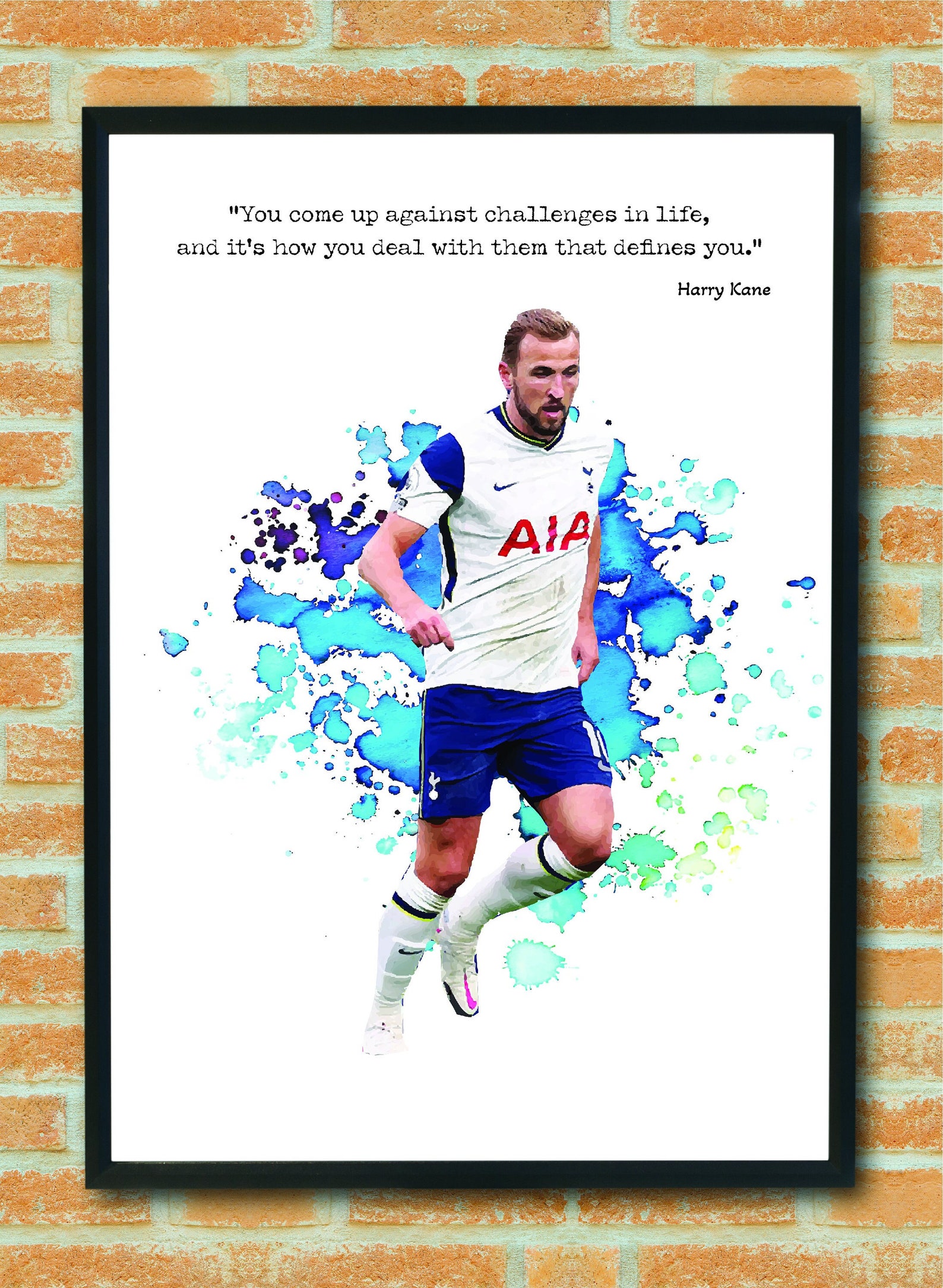 Harry Kane Soccer Football Printable Poster Motivational - Etsy
