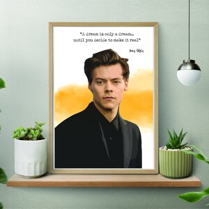 Harry Styles Quote Poster Print Printable Poster Fan Gift - Etsy