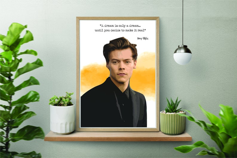 Harry Styles Quote Poster Print Printable Poster Fan Gift - Etsy