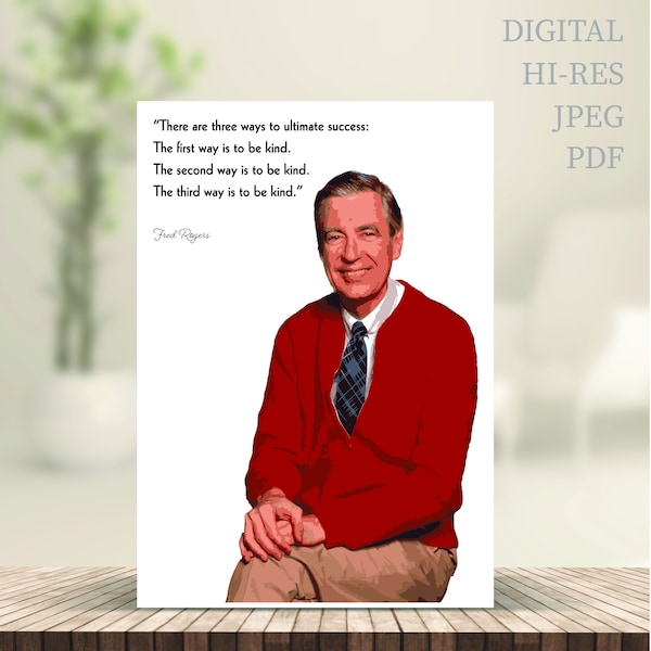 Mr. Rogers Quote - Etsy