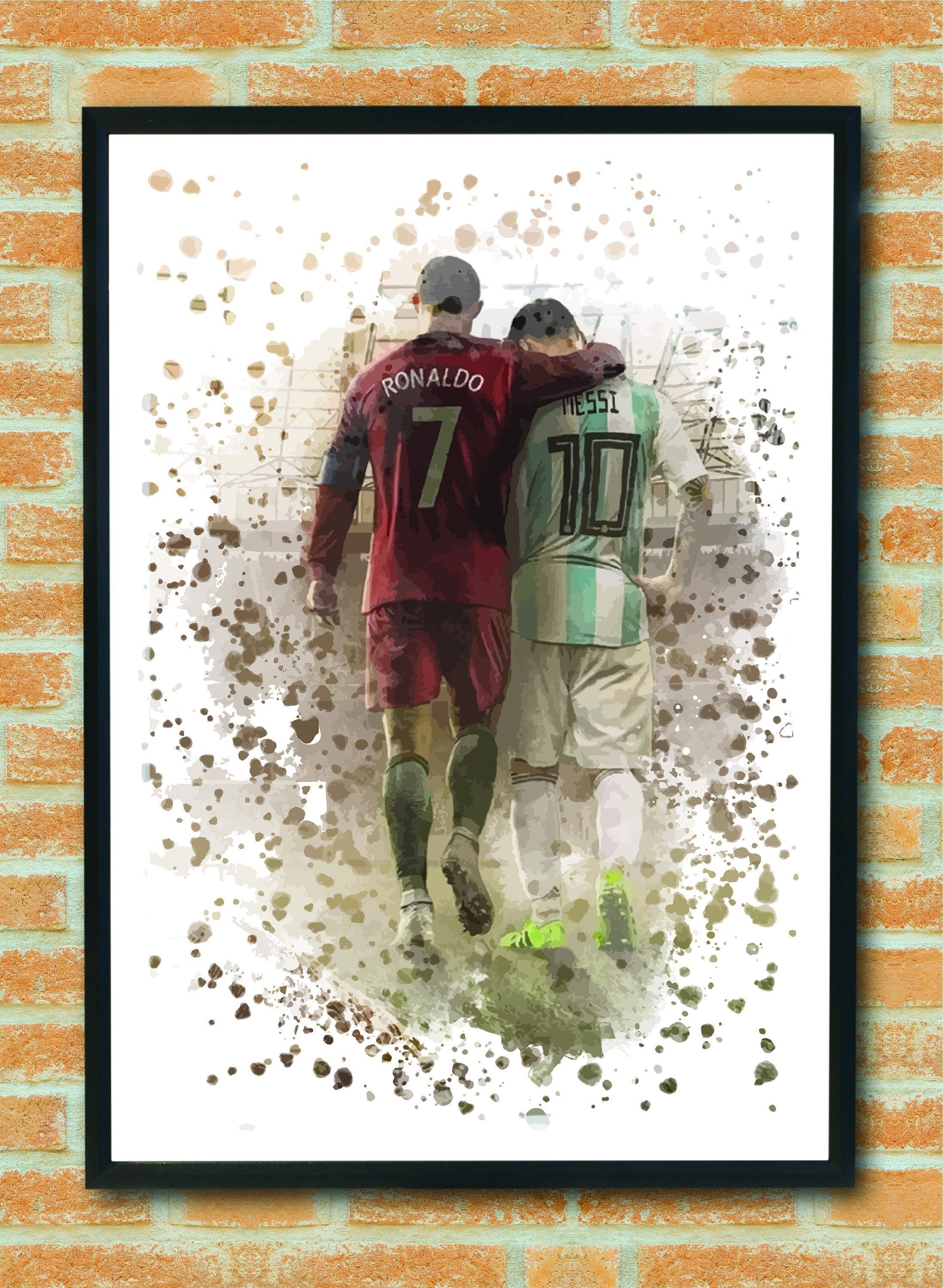 Cristiano Ronaldo Messi Soccer DIGITAL Printable Poster - Etsy