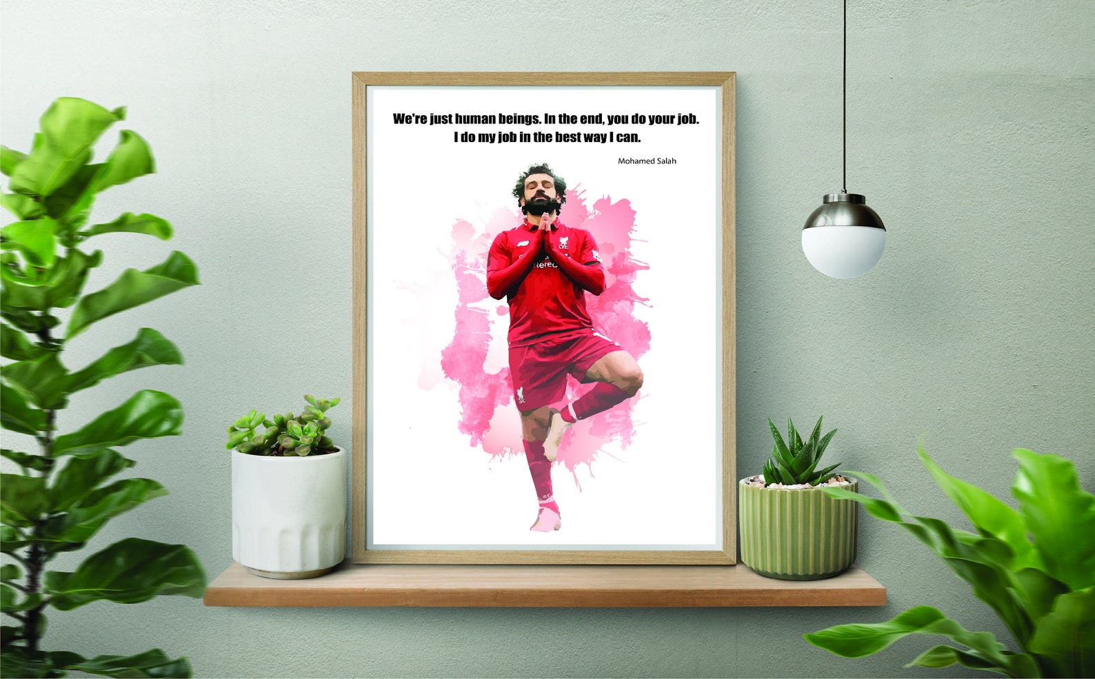 Mohamed Salah Soccer Football Printable Poster - Etsy