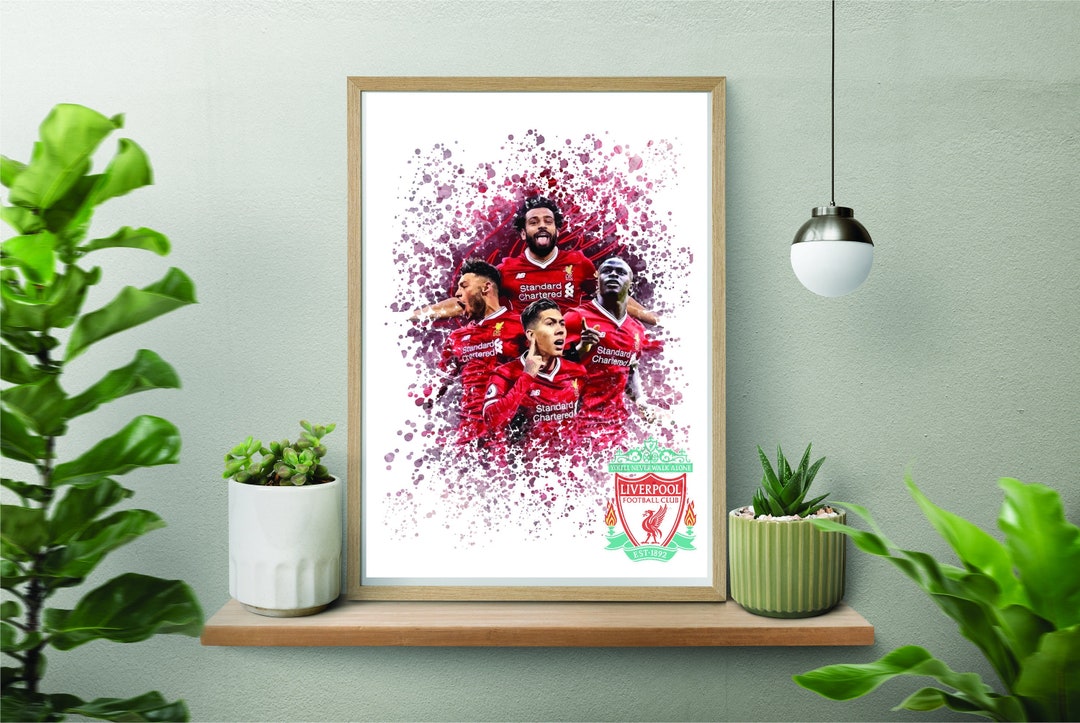 Liverpool Team DIGITAL Printable Poster Football Father's Day Team ...