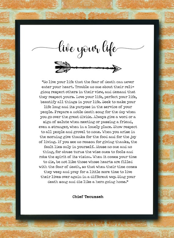 Tecumseh Poem