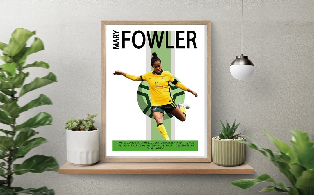 Mary Fowler Soccer Player, Printable Poster, Motivational Quote, Soccer ...